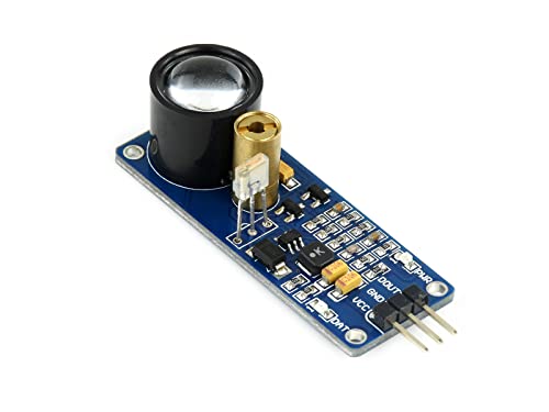 Waveshare Laser Receiver Module Laser Sensor Module Transmitter Module for AVR PIC, Compatible with Raspberry Pi 5/4B/3B/Zero/Zero W/Zero 2W/Pico/Pico W/Pico WH