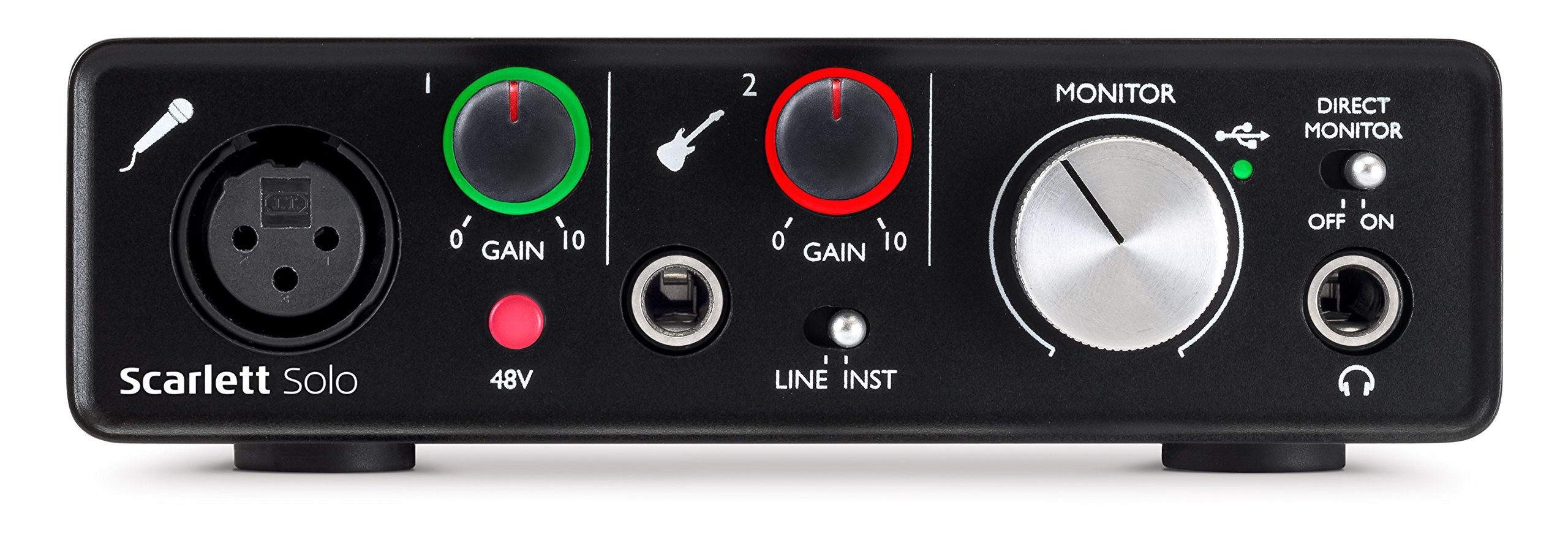 Focusrite Scarlett Solo (2nd Gen) USB Audio Interface with Pro Tools | First