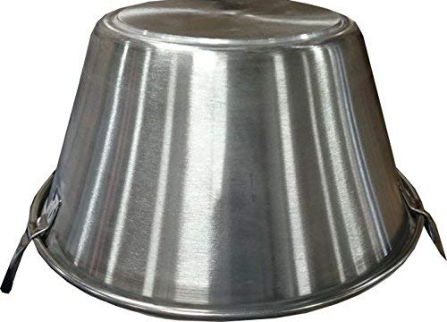 Cazo Grande Para Carnitas Extra Large 25" inch Stainless Steel Heavy Duty Acero Inoxidable Wok comal Fry Double Thick Base Sandwich Style
