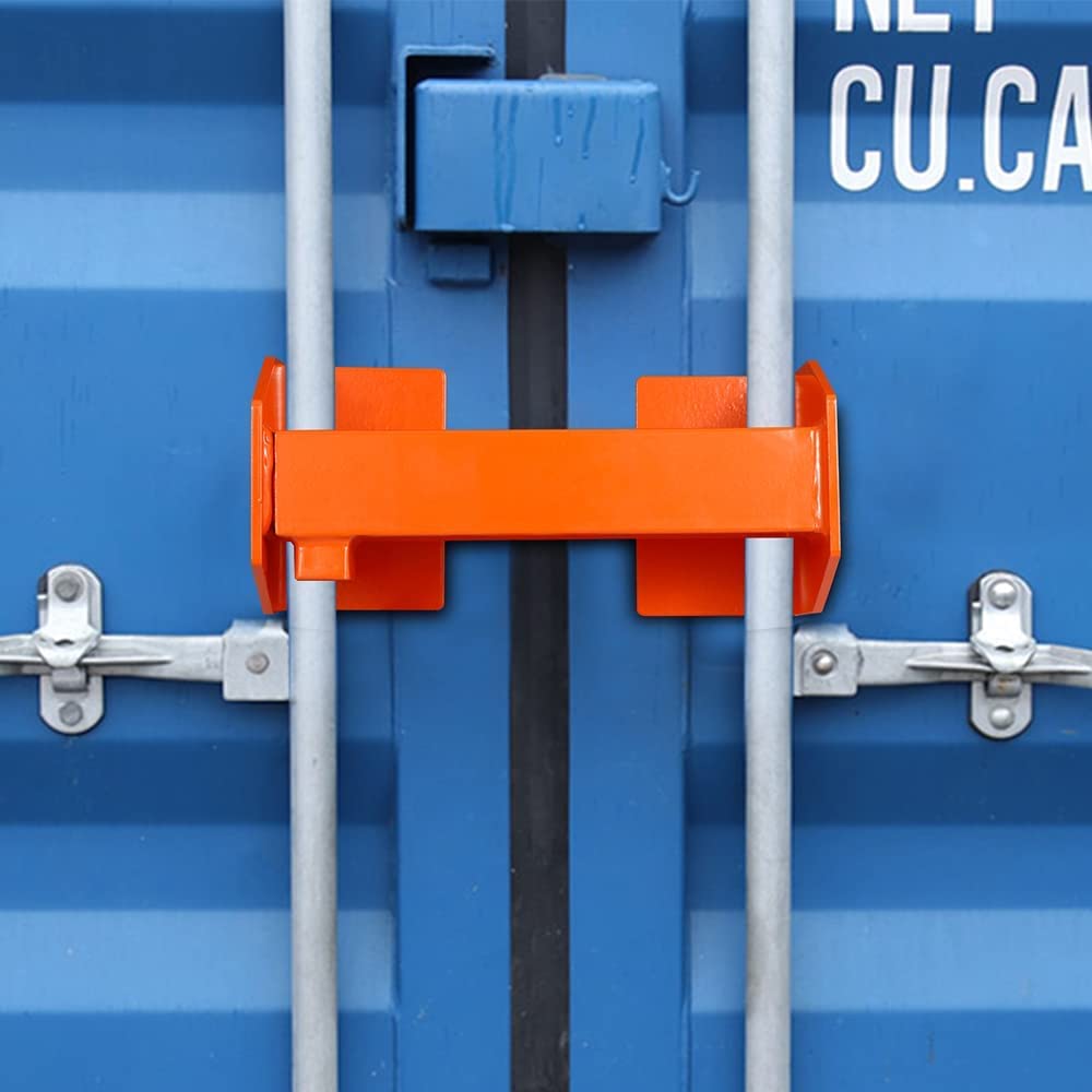DorBuphan Shipping Container Locks, Heavy Duty Equipment Lock Cargo Door Lock Adjustable Max Length 20.5β, High Security Trailer Lock for Trucks and Containers