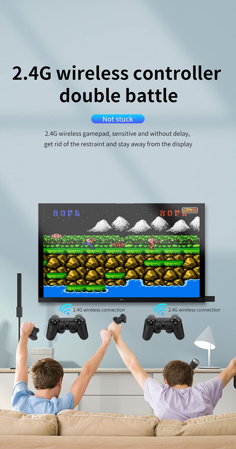 NUBSUP UB-66 Video Game Console 4K HDMI-Compatible Game Stick Built in 3500 Retro Game TV Console Support for P1/FC/GBA