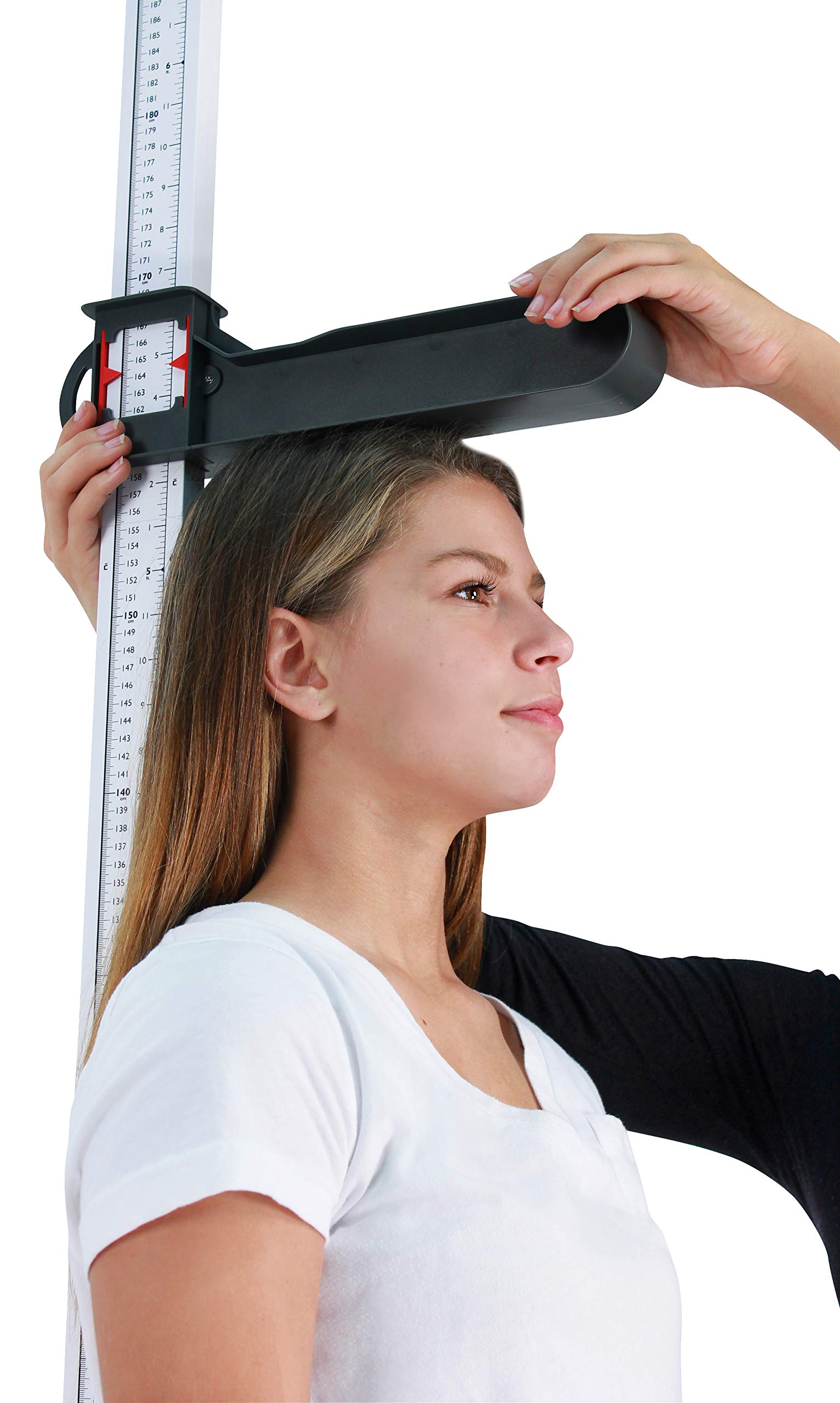 DETECTO PHR Portable Stadiometer Height Measuring Rod 4.5-81 Inch/11.5-205 cm, Accurate Scale Height Measuring Tool for Office Clinic Wall Adult Kids
