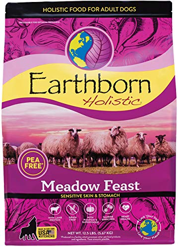 Earthborn Holistic Meadow Feast Grain-Free Natural Dry Dog Food, 12.5 lb