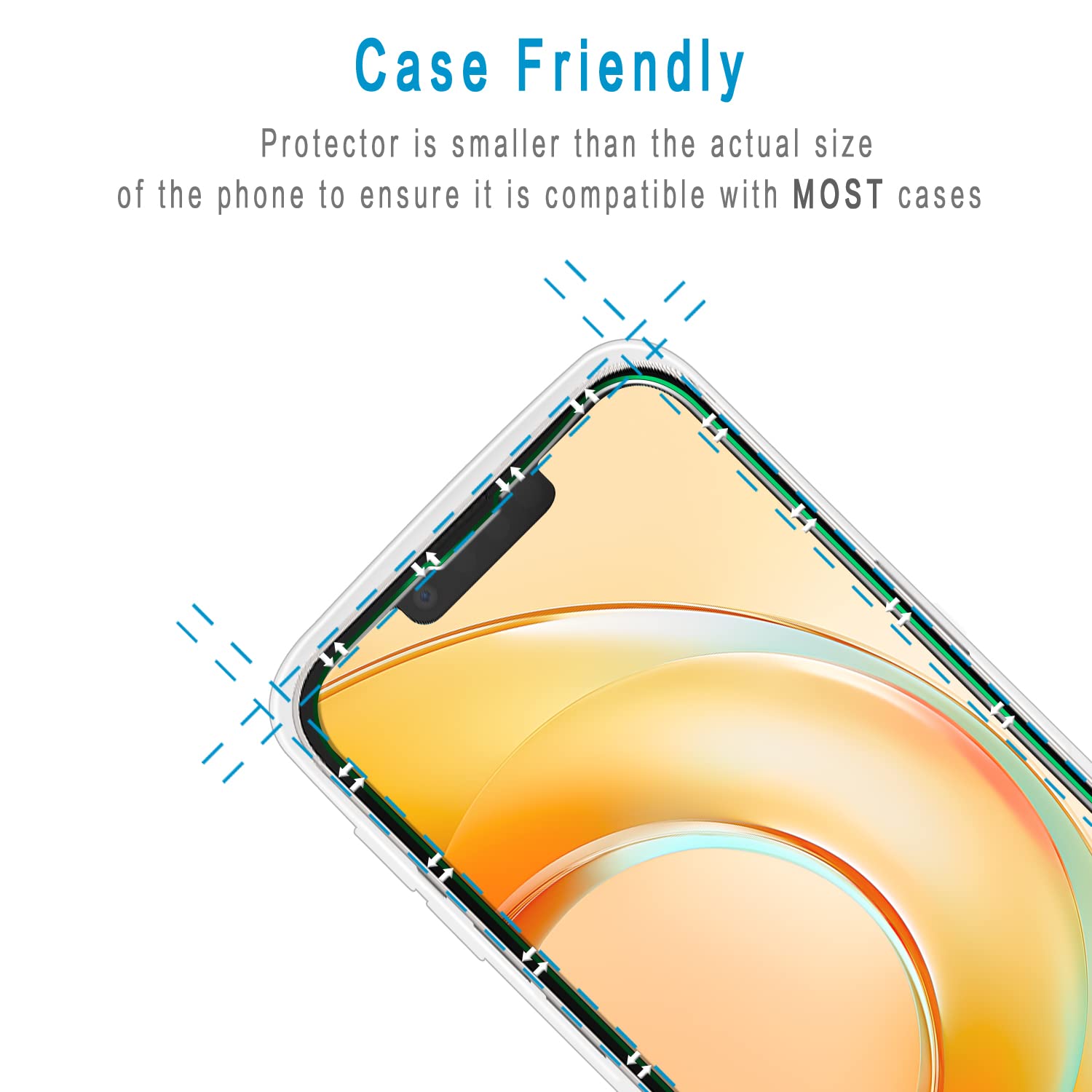 Bencuku (2 Pack) by HPTech Tempered Glass for iPhone 13 Pro Max 6.7-inch Screen Protector, 9H Hardness, Anti-Scratch, Bubble Free, Case Friendly