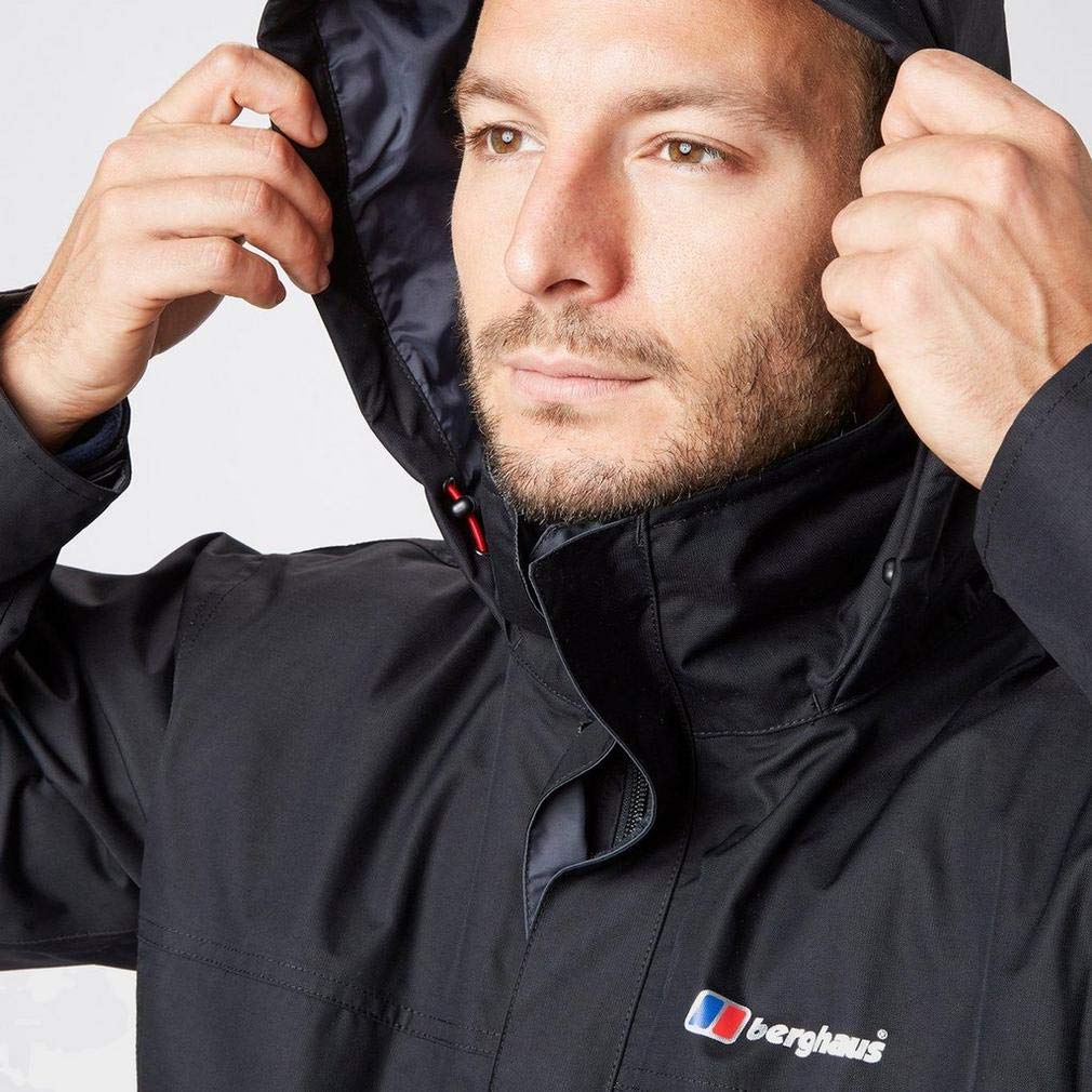 Berghaus Men's RG Alpha Waterproof Jacket, Black, X-Large