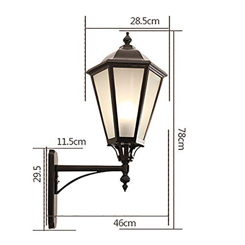 WRDY Outdoor Courtyard Balcony Home Garden Outdoor Wall Lamp Simple Creative Villa Door Corridor Aisle Waterproof Wall Lamp Wall Lights