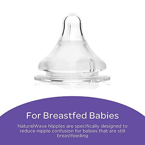 Lansinoh mOmma Breastmilk Feeding Bottle with NaturalWave Nipple, 8 Ounce, BPA