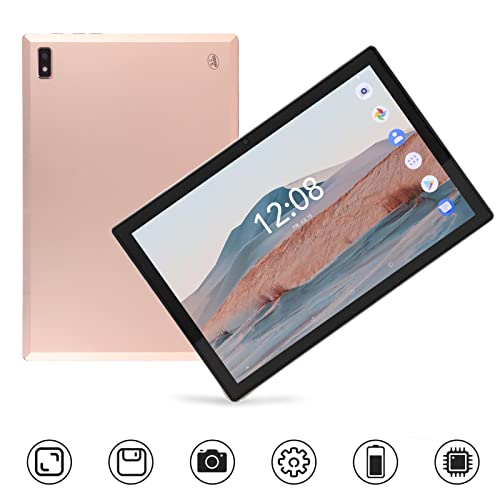 ciciglow WiFi Android 8 Tablet, 10.1 Inch 3GB RAM 64GB ROM Tablet PC, Portable LTE Phone Tablet with Dual SIM, 1280x800 Screen, WiFi, Bluetooth, GPS, 6000mAh, 13MP Camera(US)