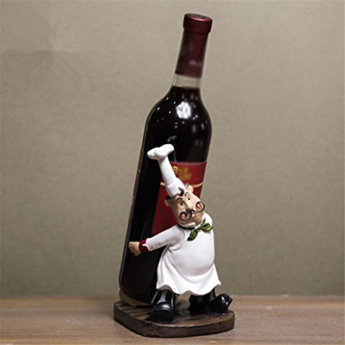 DOUBA Statue Decorative Accessories Home Chef Wine Rack Sculpture Upholstery Home Decor Craft