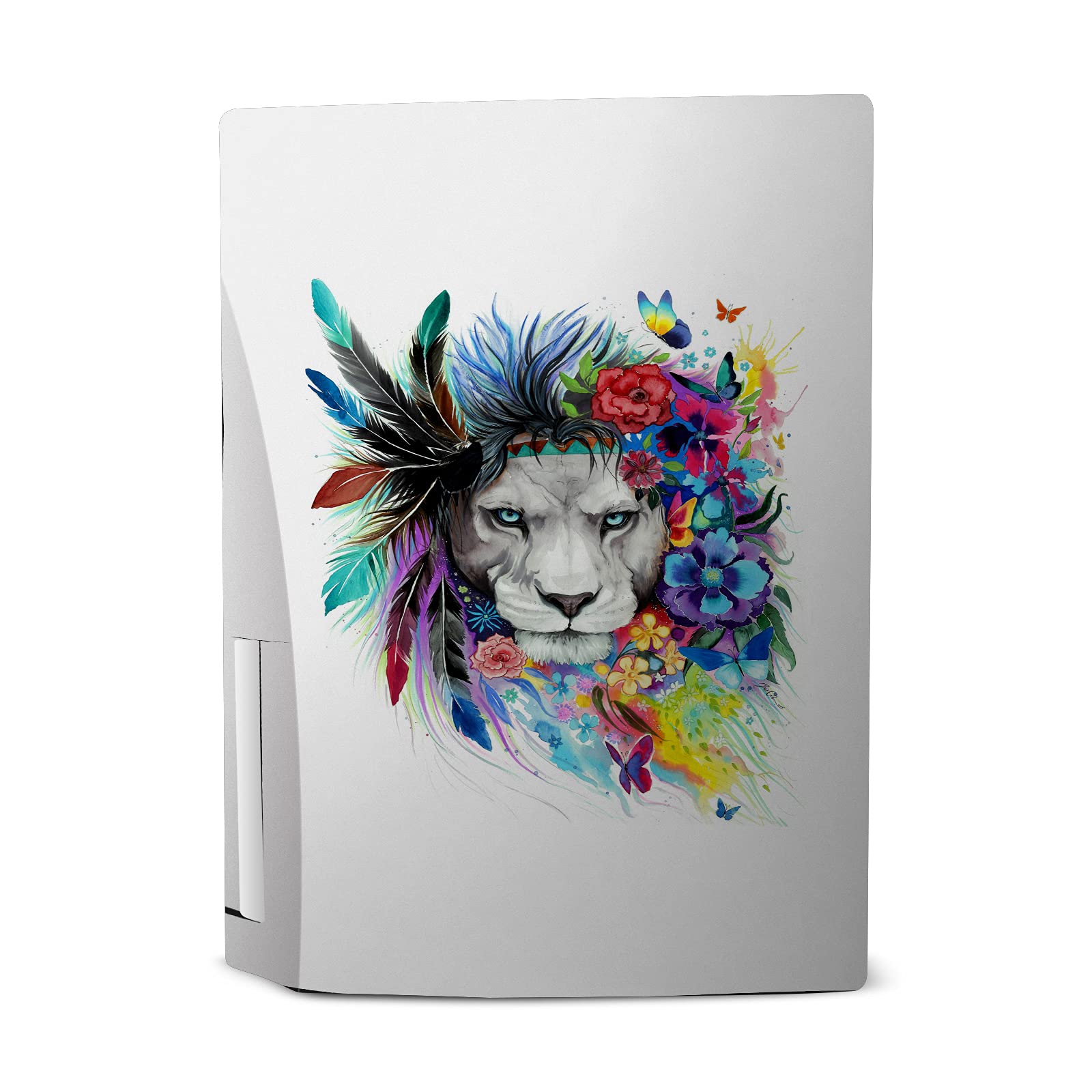 Head Case Designs Officially Licensed Pixie Cold King Of The Lions Art Mix Vinyl Faceplate Sticker Gaming Skin Decal Cover Compatible With Sony PlayStation 5 PS5 Disc Edition Console