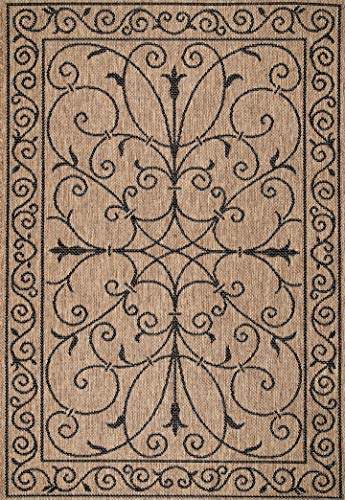 nuLOOM Kathleen Traditional Indoor/Outdoor Area Rug, 5x8, Brown
