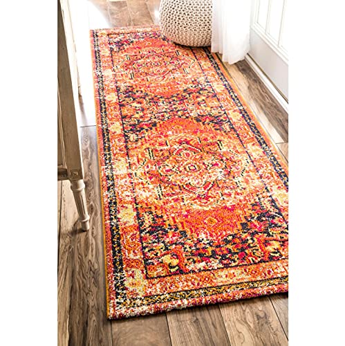nuLOOM Vintage Mackenzie Area Rug, 3' x 5', Orange