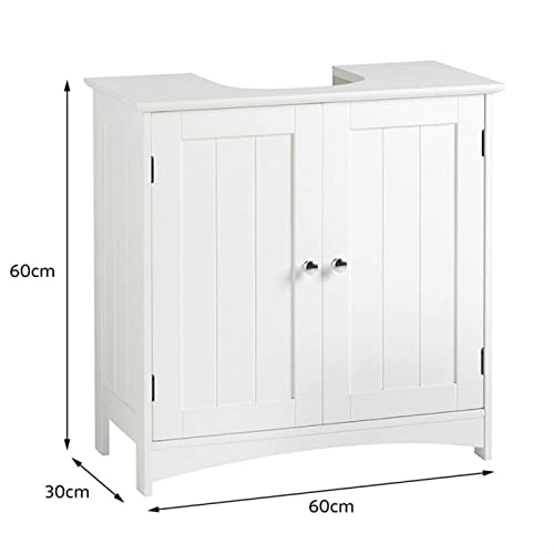 CZDYUF Two-Door Bathroom Vanity Cabinet Wash Basin Cabinet Multifunctional Storage Shelf Basket Kitchen Bathroom Accessories