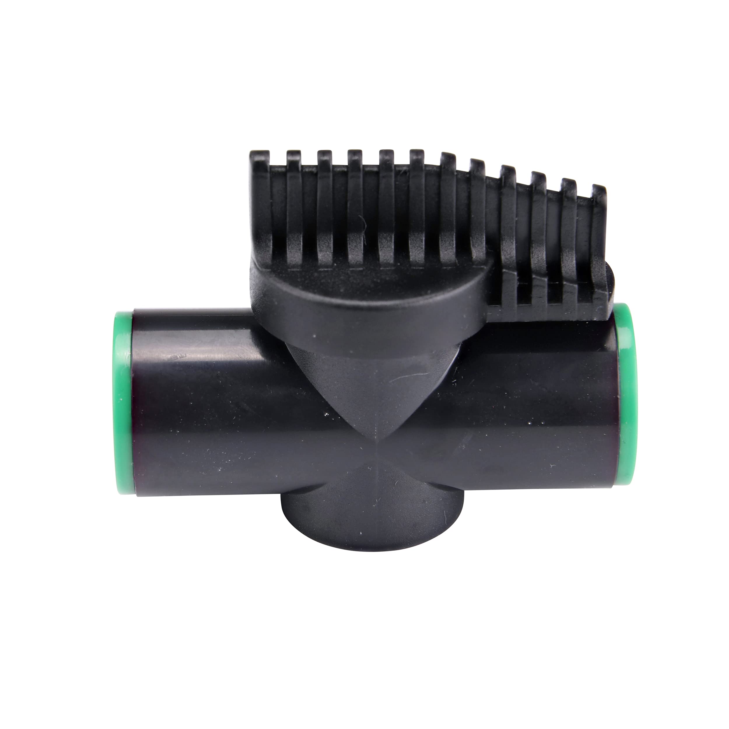 Raindrip R617CT, Compression Inline Valve, 1/2-Inch, Plastic, Drip Irrigation Fitting for 1/2-Inch Tubing or Supply Tubing, Black/Green