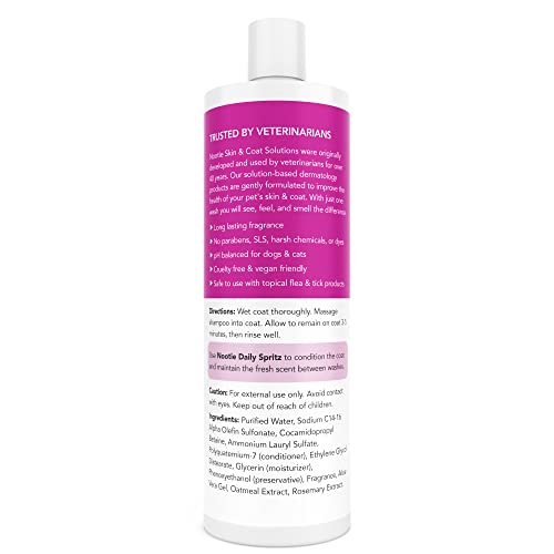 Nootie - Pet Shampoo for Sensitive Skin - Revitalizes Dry Skin & Coat - Natural Ingredients - Soap, Paraben & Sulfate Free - Cleans & Conditions
