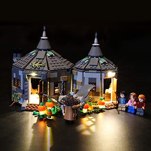 GEAMENT Light Kit for Hagrid's Hut Buckbeak's Rescue - Compatible with Lego 75947 Toy Hut Building Set (Model Set Not Included)