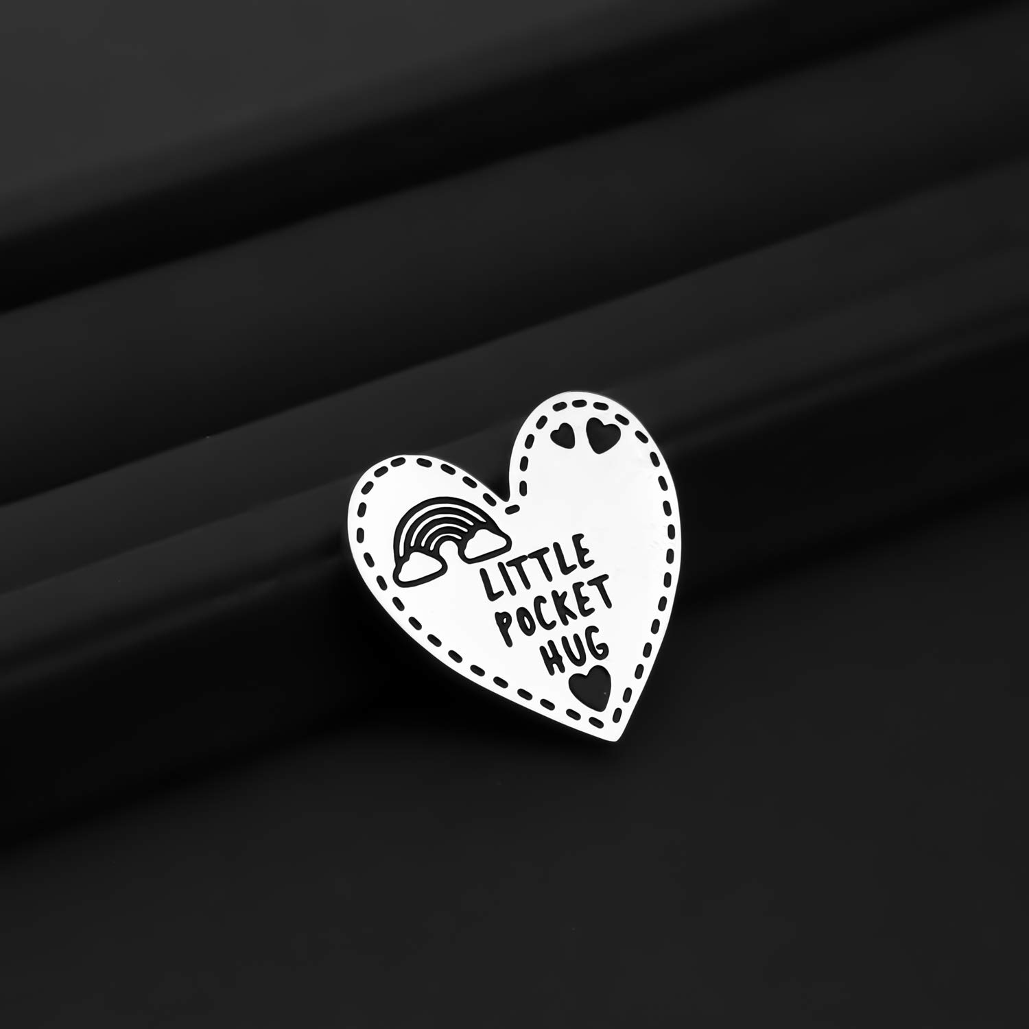 BLEOUK Pocket Hug Token For Long Distance Relationship Gift Thinking Of You Gift For Boyfriend Husband Mom Sister (Little pocket hug)
