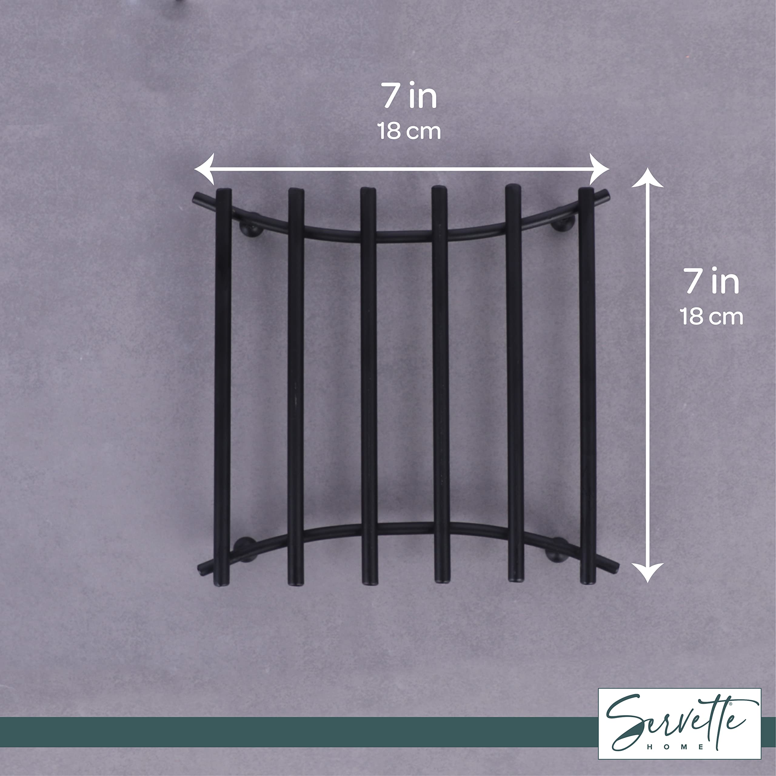 Black Powder Coated Trivet