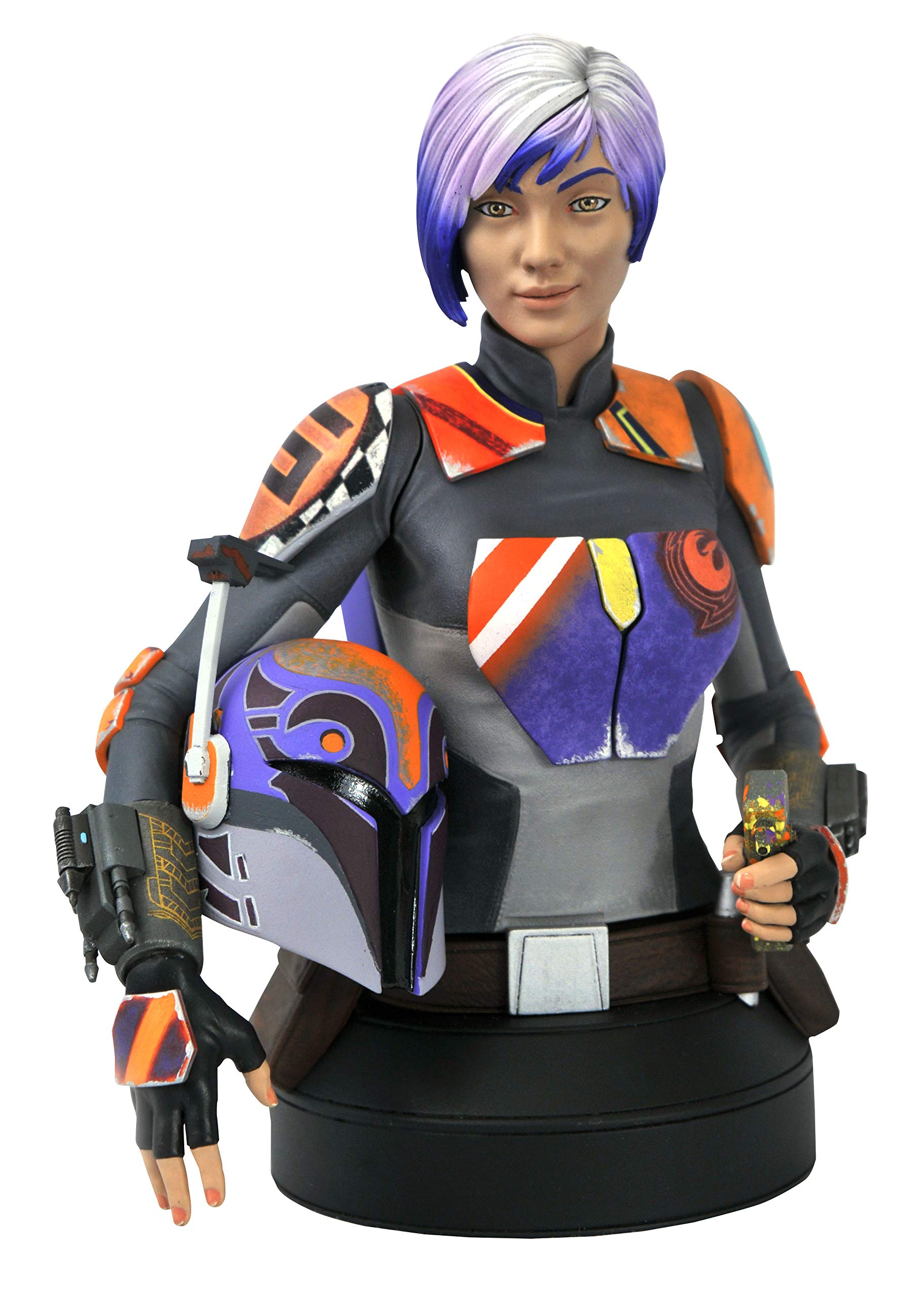 Gentle Giant Star Wars Rebels: Sabine Wren 1:6 Scale Bust, Multicolor
