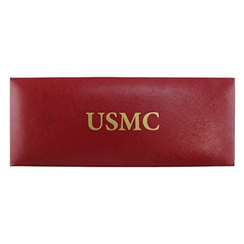 United States Marine Corps Heavy Metal Red Ball Point Pen and Gift Box by TreasureGurus, LLC
