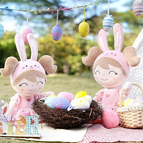 Gloveleya Baby Doll Girl Gifts Soft Plush Bunny Dolls 14" with Gift Box