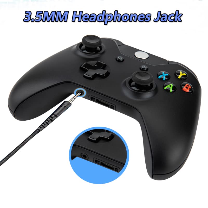 Beproess Wireless Controller for Xbox one, 3.5mm Headphone Jack gamepad Compatible with Xbox One/One S/One X/One S/PC Window10