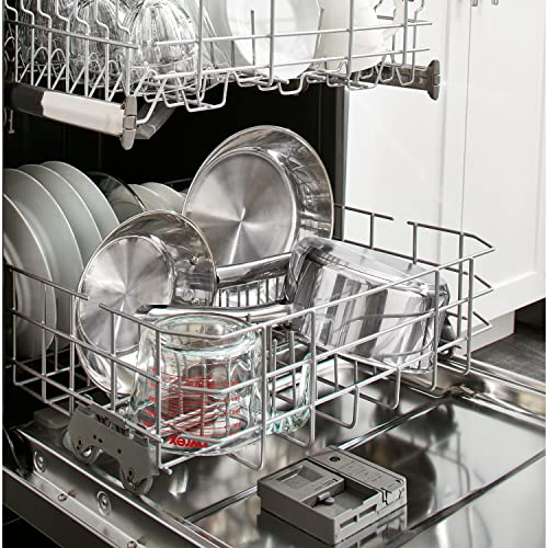 T-fal E75824 Performa Stainless Steel Dishwasher Safe Oven Safe Sauce Pan Cookware, 3-Quart, Silver