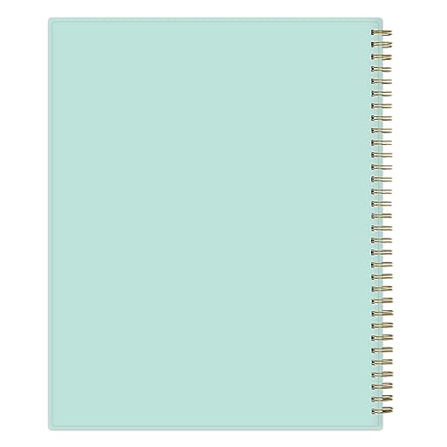 Blue Sky Day Designer 2024 Weekly and Monthly Planner, 8.5" x 11", Frosted Cover, Wirebound, Secret Garden Mint (140101-24)