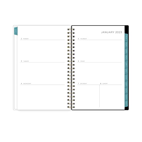 Blue Sky™ Kelly Ventura Weekly/Monthly Planning Calendar, 5" x 8", Spring Blue, January to December 2023, 142011