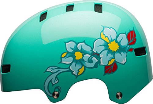 BELL Block Youth Street/Skate Bike Helmet - Mint Blossom (2018), Small (51-55 cm)