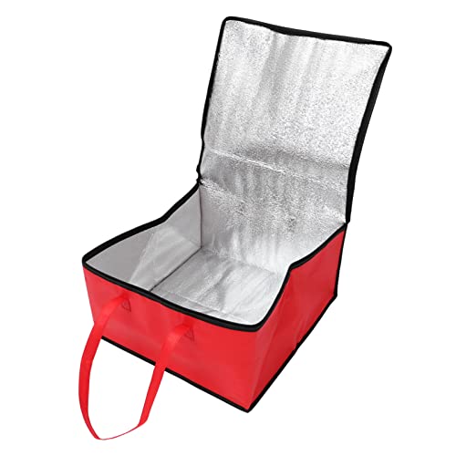 Luxshiny Food Insulation Delivery Bag Thermal Sea Food Pizza Bag Grocery Tote Insulation Bag Cooler Bag Large Capacity Reusable Warmer Bag for Restaurant Catering