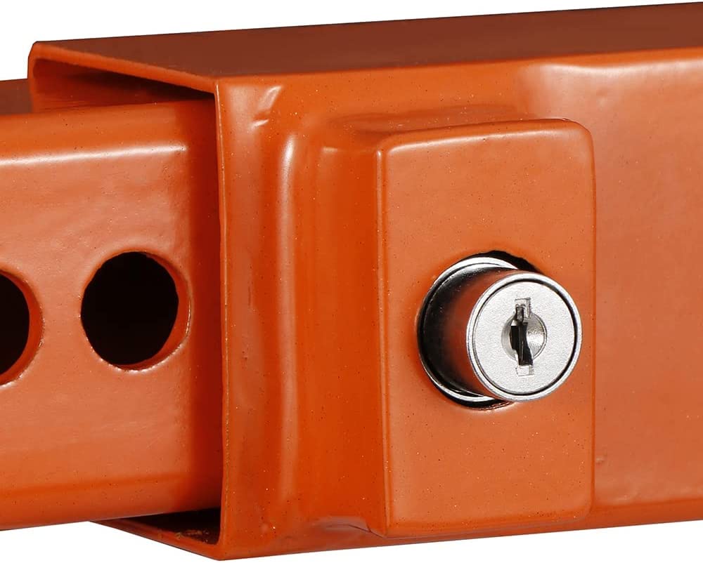 DorBuphan Shipping Container Locks, Heavy Duty Equipment Lock Cargo Door Lock Adjustable Max Length 20.5β, High Security Trailer Lock for Trucks and Containers