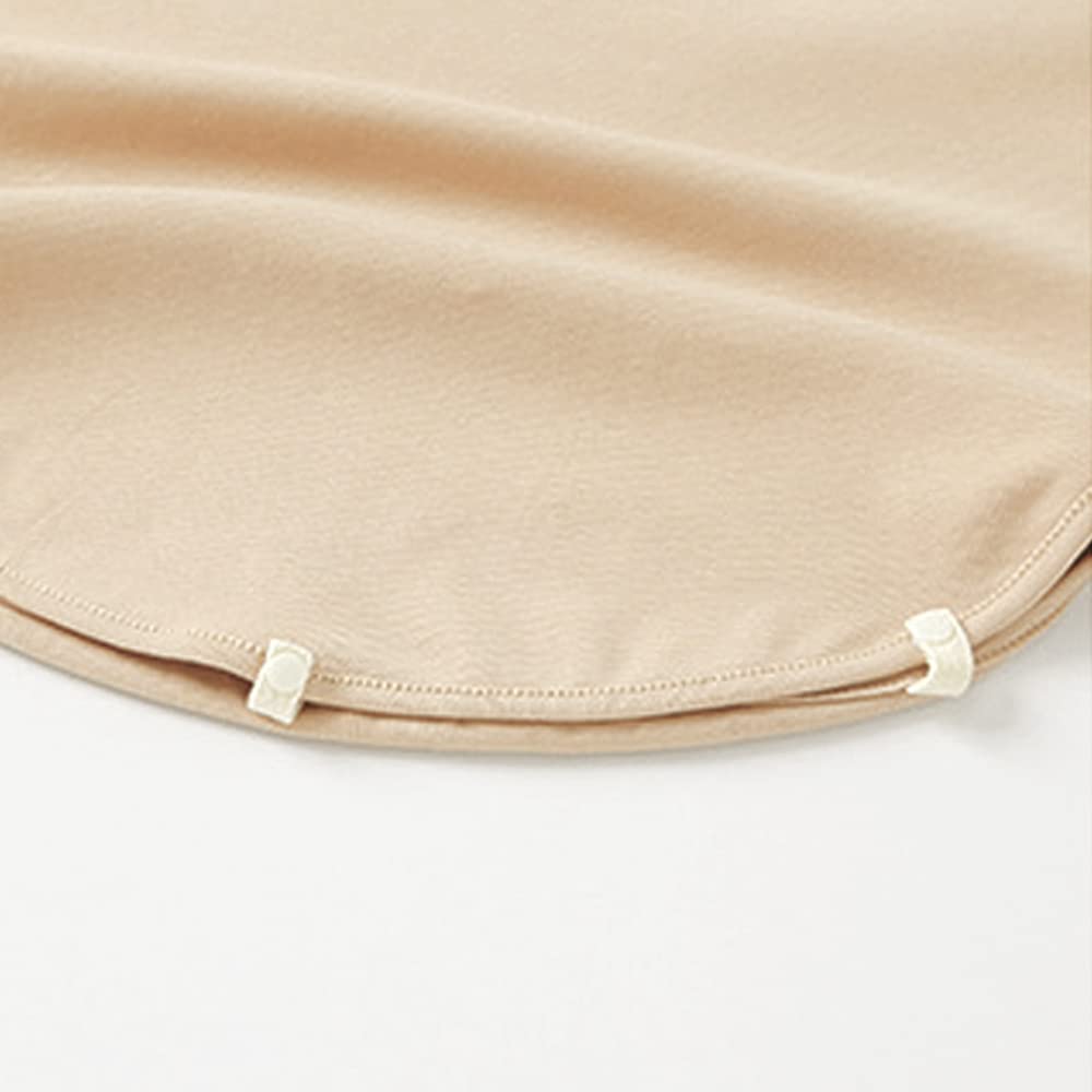 Bunnikins & Clover Transition Swaddle with 2 Way Zipper, Legs in/Out Design, Warm Up or Cool Down Transitional Arms Up Swaddle, Cotton Newborn Swaddling Sack Sleeping Sack 3-6 Months