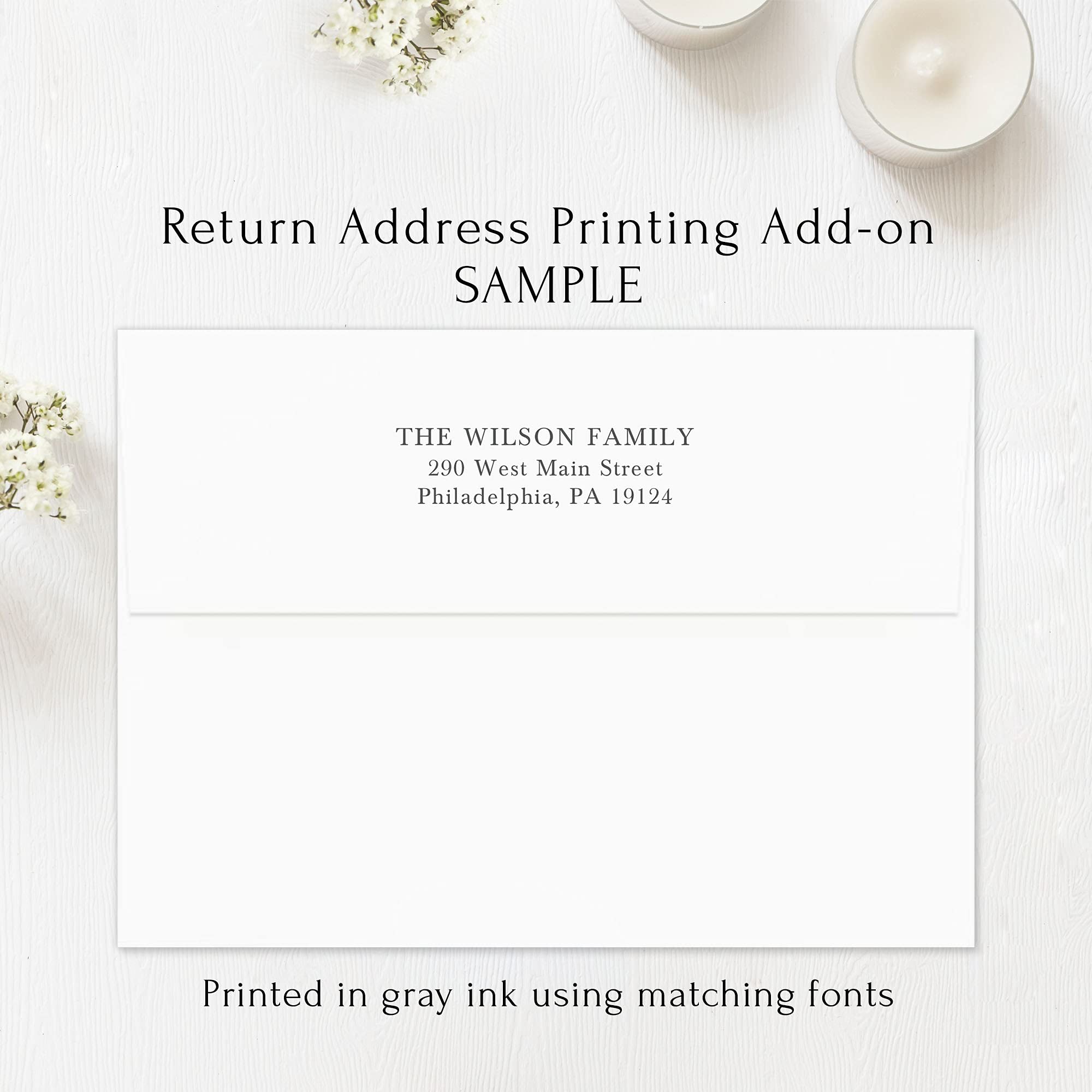 Hello Love Goods Greenery Funeral Thank You Cards with Cross, Personalized Sympathy Acknowledgement Cards with Envelopes, 4.25x5.5 Flat Notecards