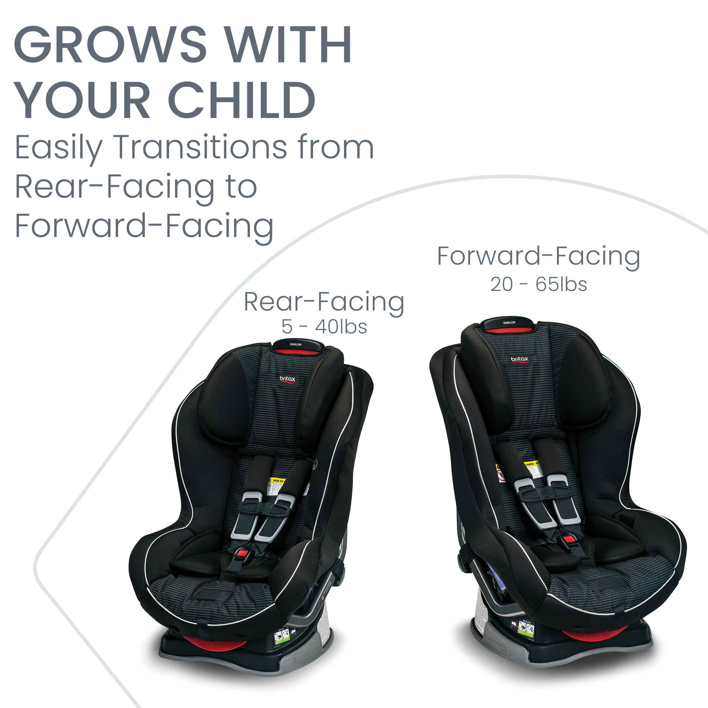Britax Emblem 3 Stage Convertible Car Seat, Fusion