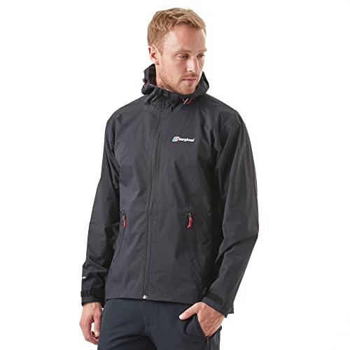 Berghaus Men's Stormcloud Shell Jacket, Large, Black
