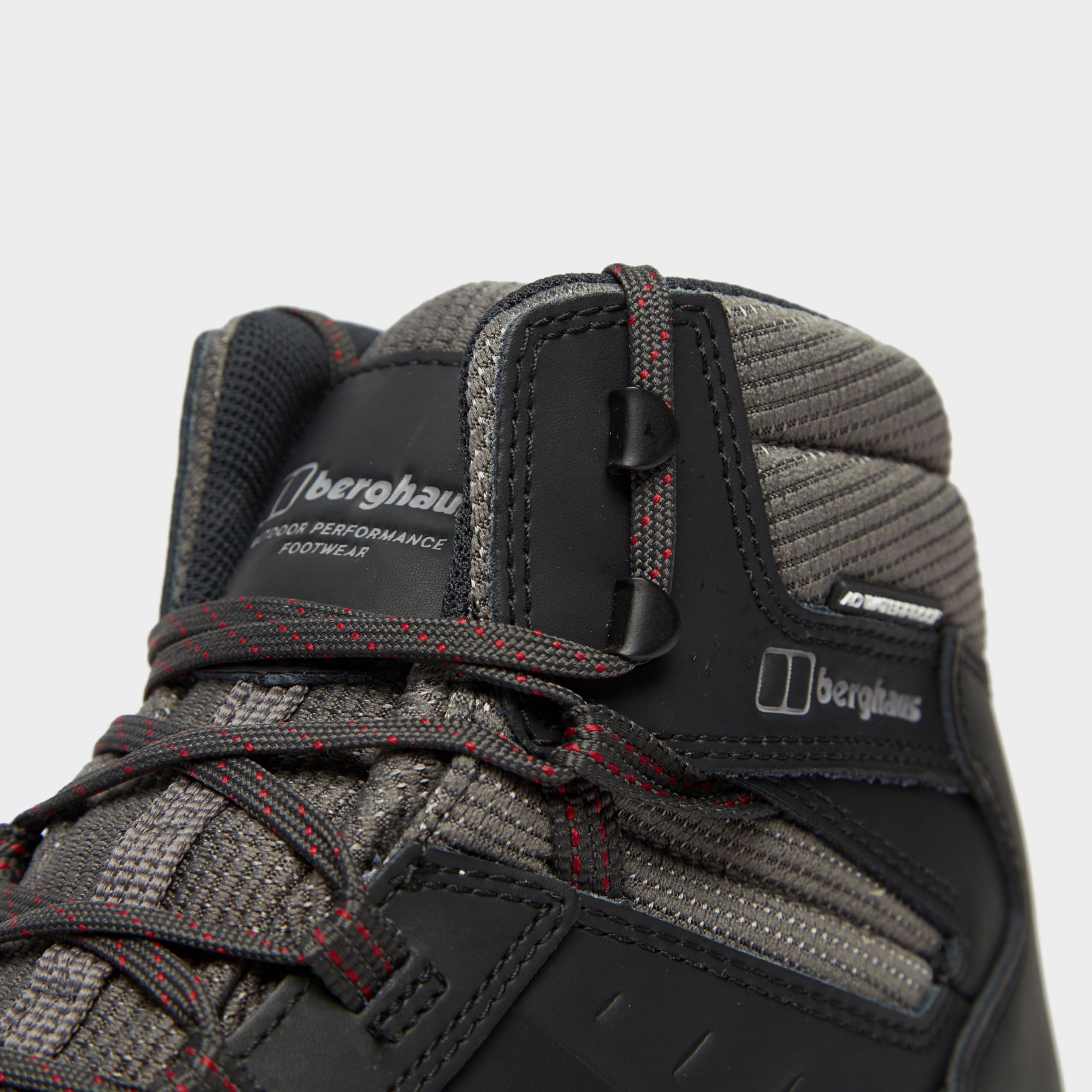 Berghaus Men's Expeditor Ridge 2.0 Waterproof Walking Boots, Black Black Red B59, 9.5