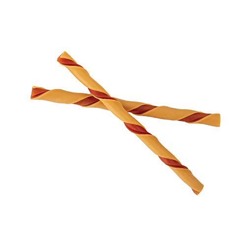 DreamBone Twist Sticks With Real Bacon And Cheese Flavor 50 Count, Rawhide-Free Chews For Dogs