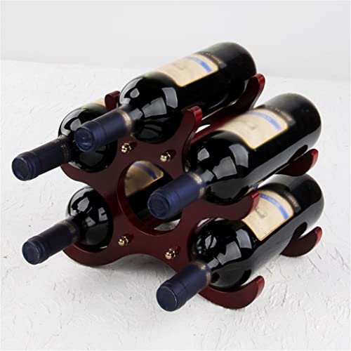 DOUBA European-Style Wooden Wine Rack Wine Bottle Cabinet Shelf Wooden Shelf Storage Rack Retro Display Cabinet