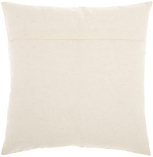 Nourison Mina Victory Trendy, Hip, New-Age Cigar Sunglasses Dog 18" x 18" Natural Indoor Throw Pillow