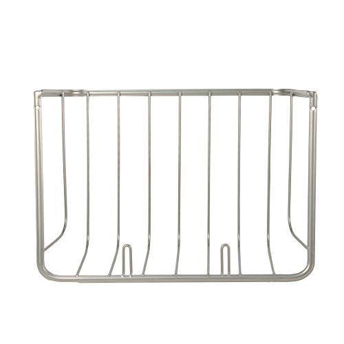 Spectrum Diversified Ashley Cabinet & Wall-Mounted Board & Bakeware Holder, Cookie Sheet Cutting Board Organizer for Cabinet, Baking Accessory Storage & Organization, Satin Nickel