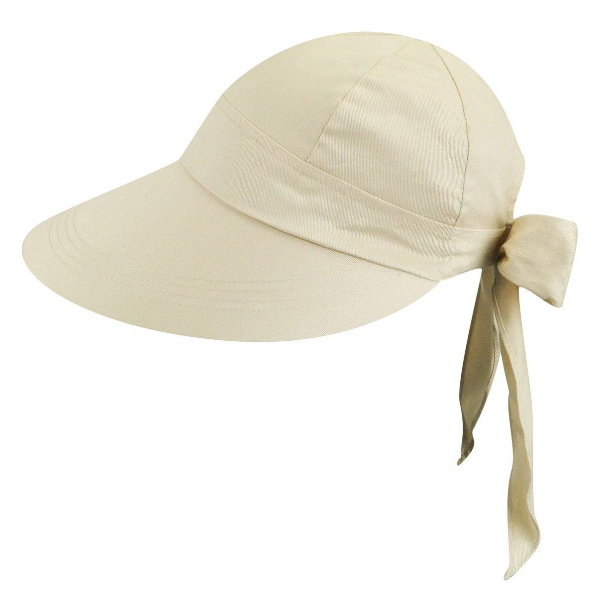 Betmar Women's Face Framer Sun Visor, Sand, One Size