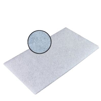 Hemway 2 x White Paint Buffing Pads - for use Glitter Paint Additives - Unleashes Thousands More Glitter Crystals