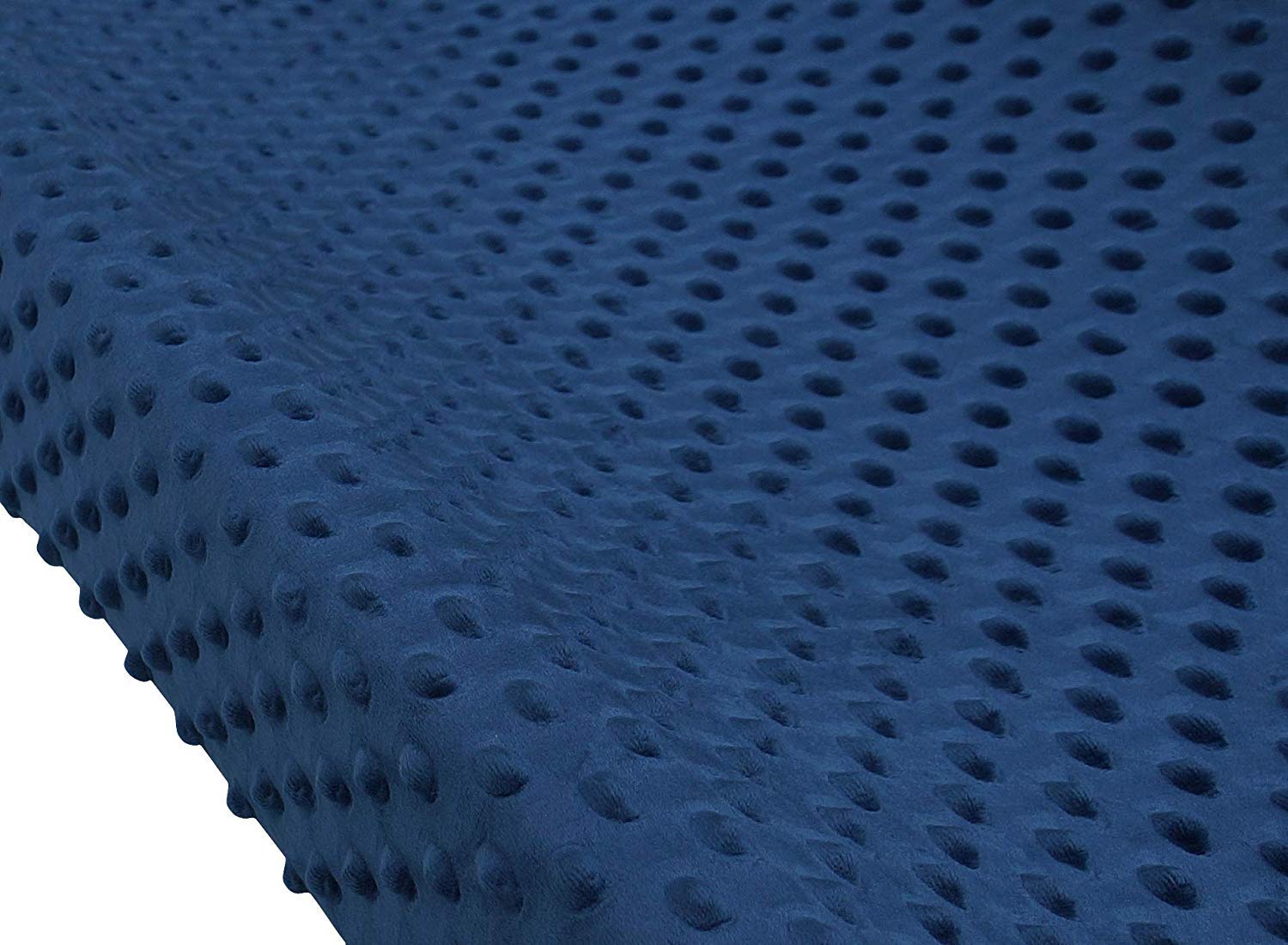 BlueSnail Ultra Soft Minky Dot Changing Pad Cover 2 Pack (Gray+Navy, 2 Pack)