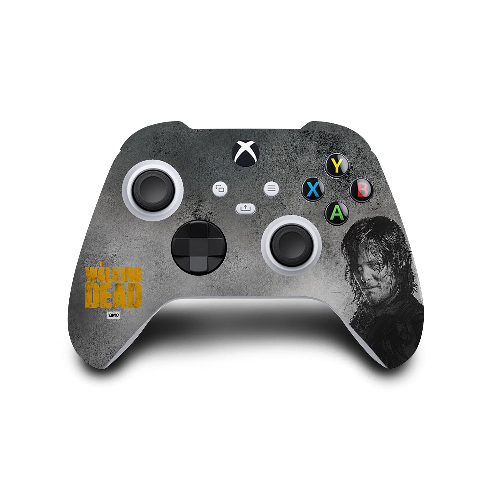 Head Case Designs Officially Licensed AMC The Walking Dead Daryl Double Exposure Daryl Dixon Graphics Vinyl Sticker Gaming Skin Decal Cover Compatible With Xbox Series X Console and Controller Bundle