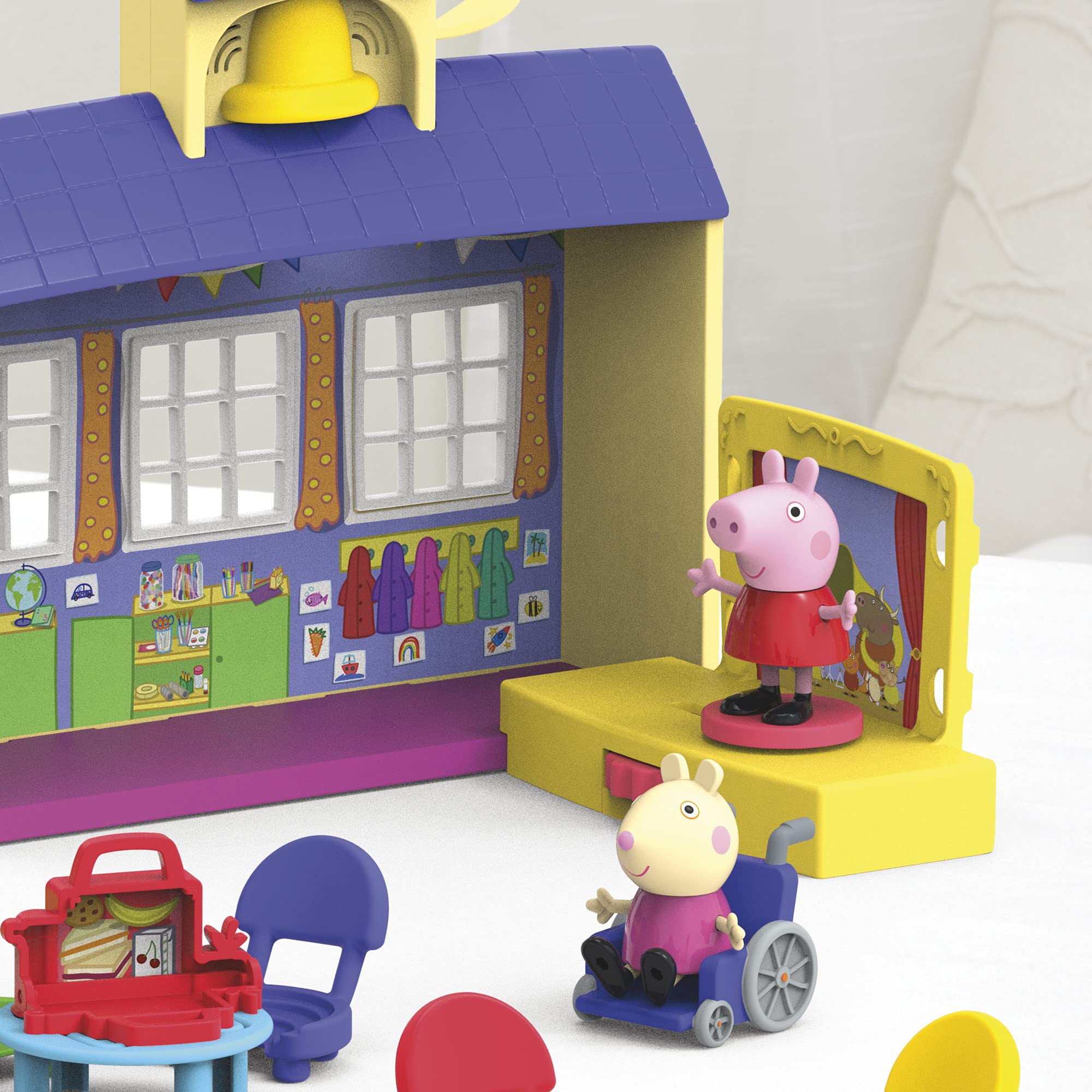 Peppa Pig Peppa’s Adventures School Playgroup Preschool Toy, with Speech and Sounds, Back to School Gifts for Kids, Classroom Toys, Ages 3+