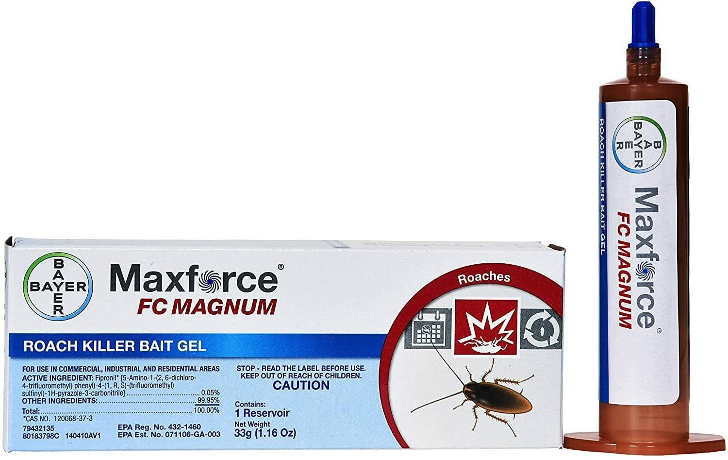 Magnum Premium Roach Gel, Renowned for its Efficacy in combating Cockroaches, Compatible with USA Supply Branded Chemical Resistant Gloves
