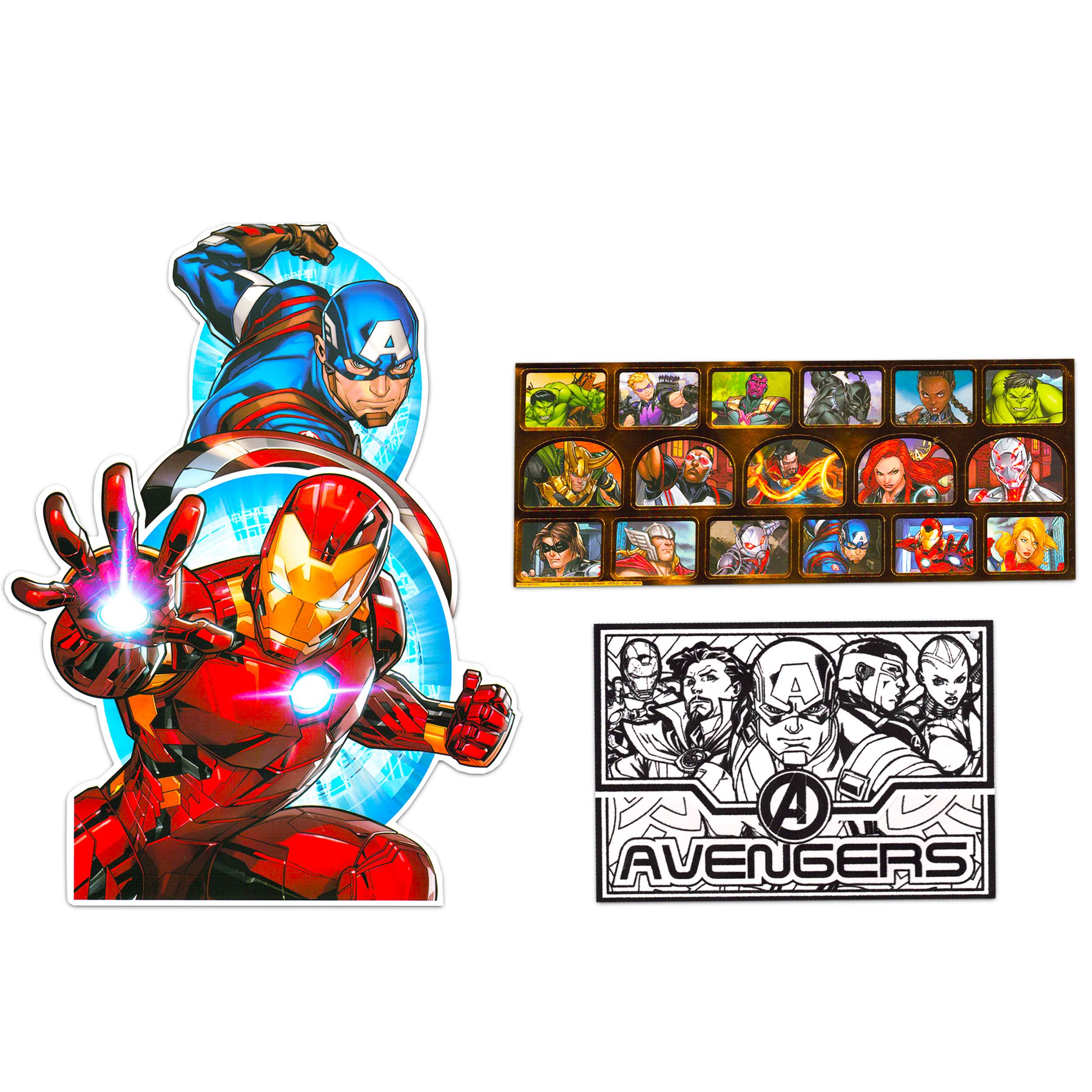 Marvel Avengers Activity Set for Kids - Ultimate Superhero Arts and Crafts Bundle with Activity Book, Pads, Stickers, and More