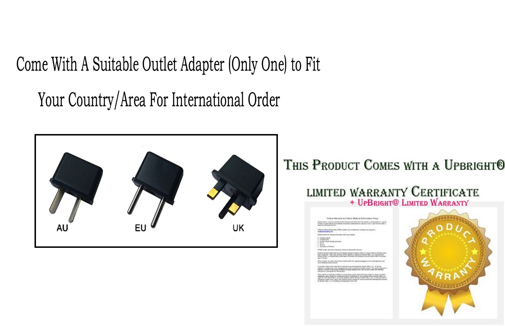 UpBright 12V AC/DC Adapter Compatible with AVerMedia AverVision CP155 Document Camera Overhead Projector Model P0B7B POB7B 12VDC Switching Power Supply Cord Cable PS Wall Home Battery Charger PSU