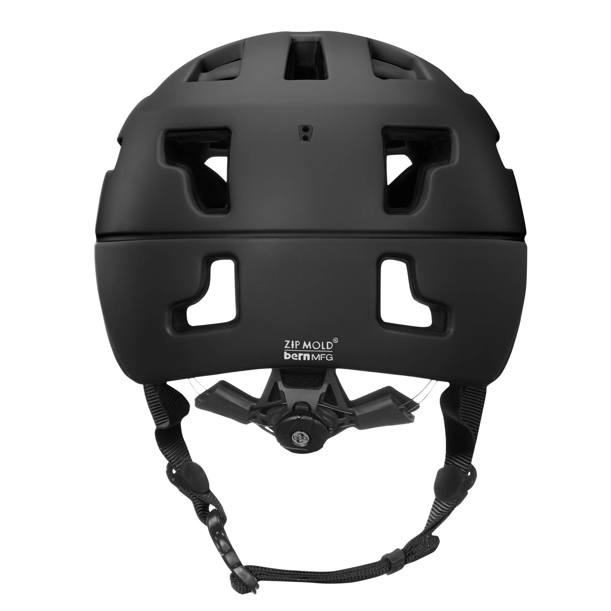 Bern, Union Helmet with Flip Visor, Matte Black, Small